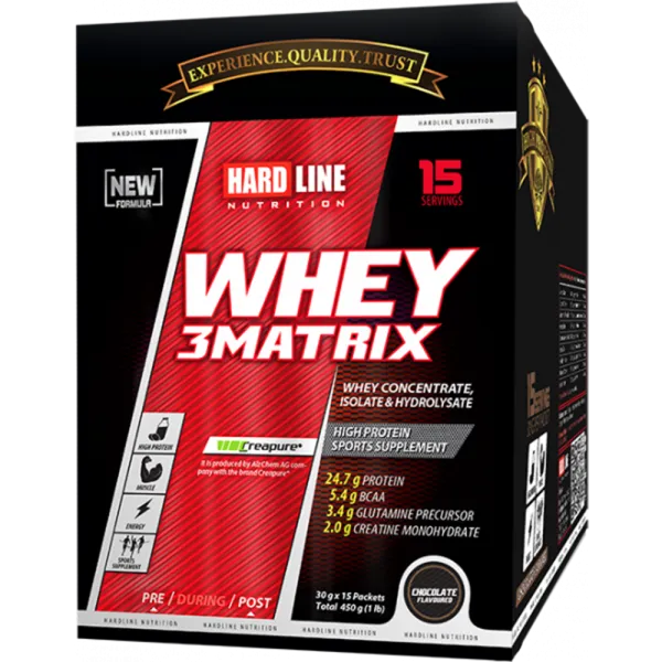 HARDLİNE WHEY 3 MATRİX 30 GR - 15 PAKET - HRC0265