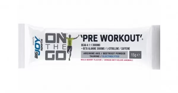 ON THE GO PRE WORKOUT 15 GR - 1 PAKET - PP0349